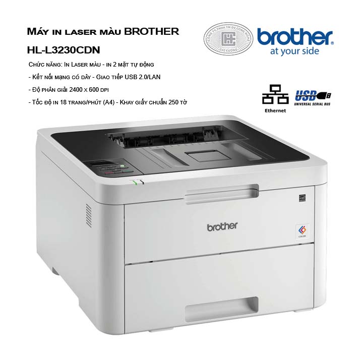 MÁY IN BROTHER LASER MÀU HL-L3230CDN | Công ty uy tín tại T.p HCM
