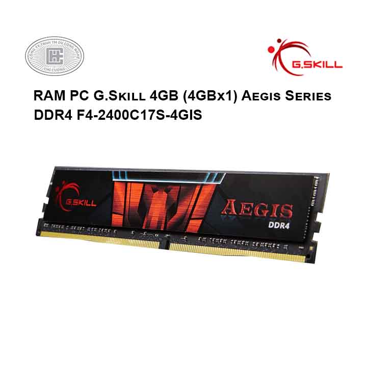 RAM PC G.Skill 4GB (4GBx1) Value Series DDR4 F4-2400C17S-4GIS | Công ty ...