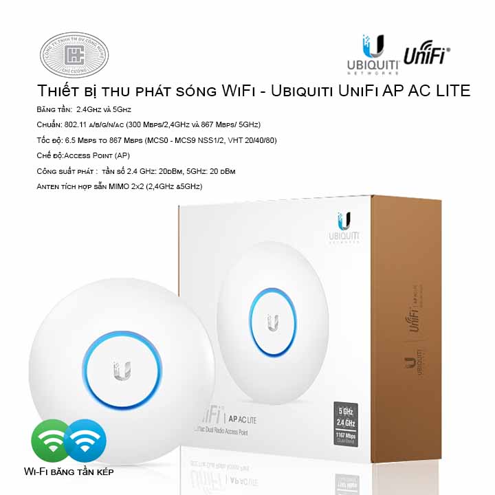 Access Point Wifi UniFi AP-AC -LITE | Công ty uy tín tại T.p HCM